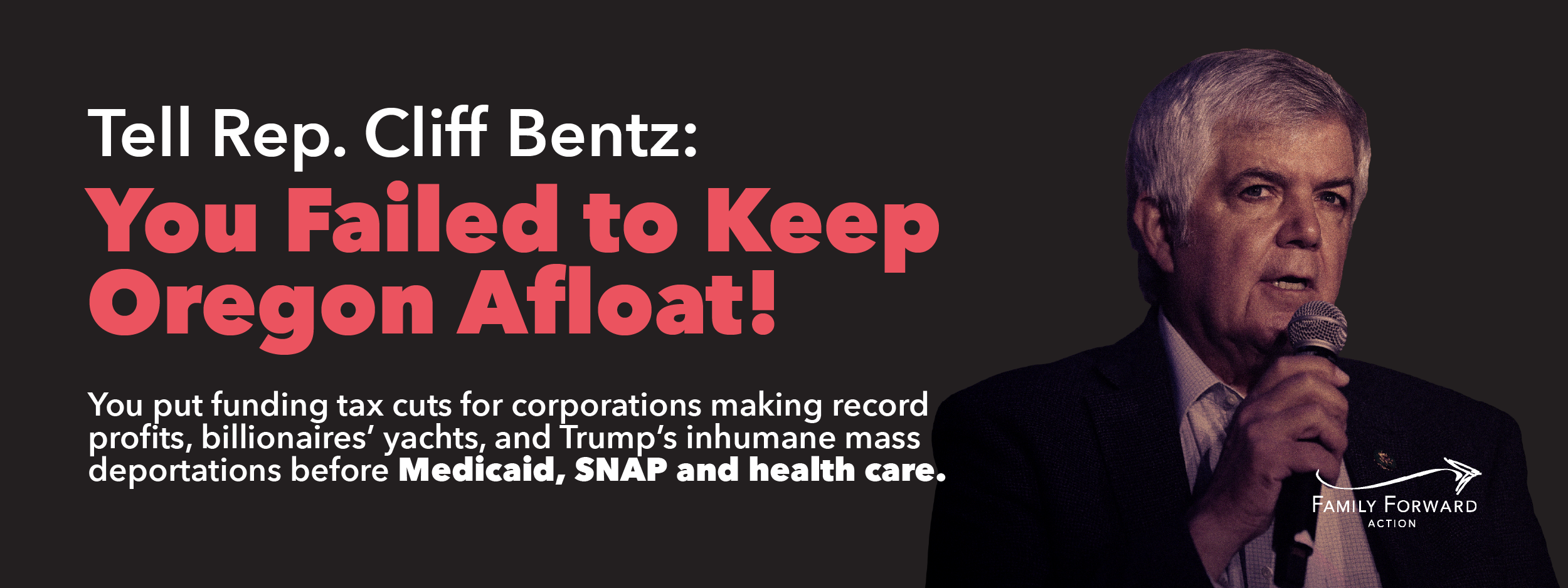 Rep. Cliff Bentz Failed to Keep Oregon Afloat and Protect Medicaid and ...