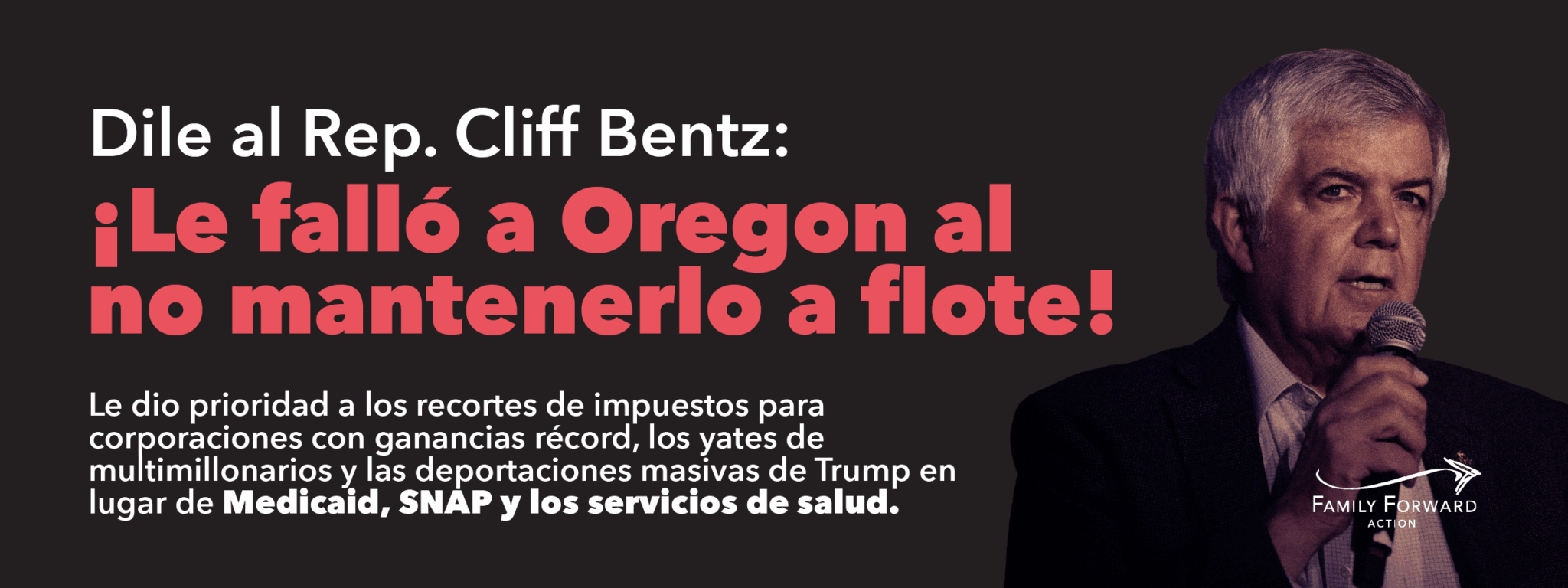 Rep. Cliff Bentz Failed to Keep Oregon Afloat and Protect Medicaid and ...